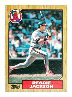 Reggie Jackson #300 (1987 Topps) Baseball Card, California Angels, HOF ...