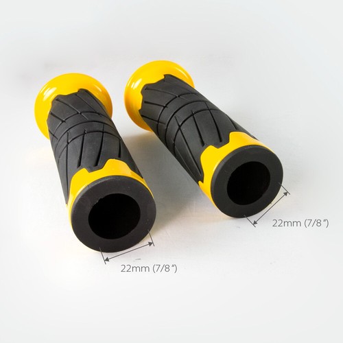 Handlebar grips for Kawasaki Brute Force 300 750 ATV 22mm 7/8" x2 Black ...