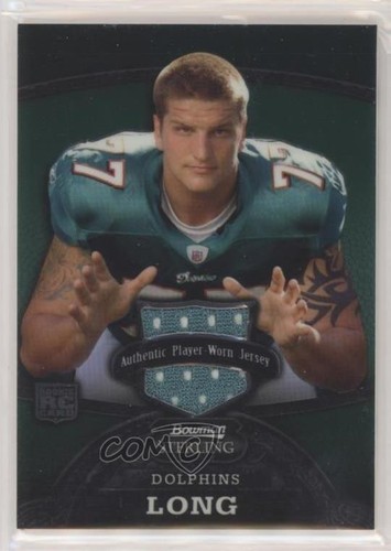 2008 Bowman Sterling Green Jerseys /299 Jake Long #142 Rookie RC | eBay