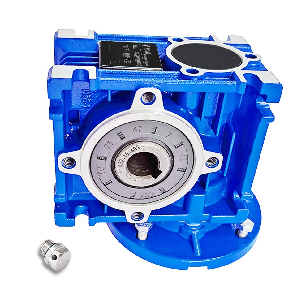 NMRV030 Worm Gear Gearbox Speed Reducer Circular Ratio 5 to 80 Electric ...