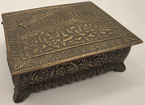 Vintage Greek Brass Trinket/ Jewelry Box | eBay