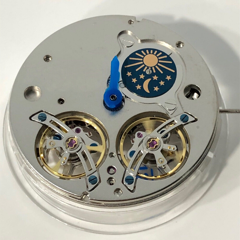 Double Movement Asian Multi Function Mechanical Movement Double