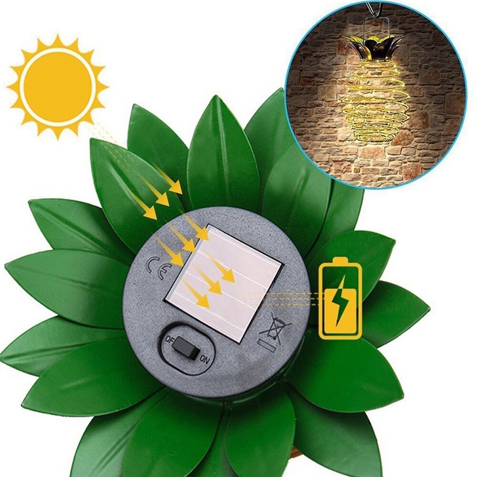 Large LED Solar Outdoor Lights Colorful Wind Chimes Gift Yard Garden ...