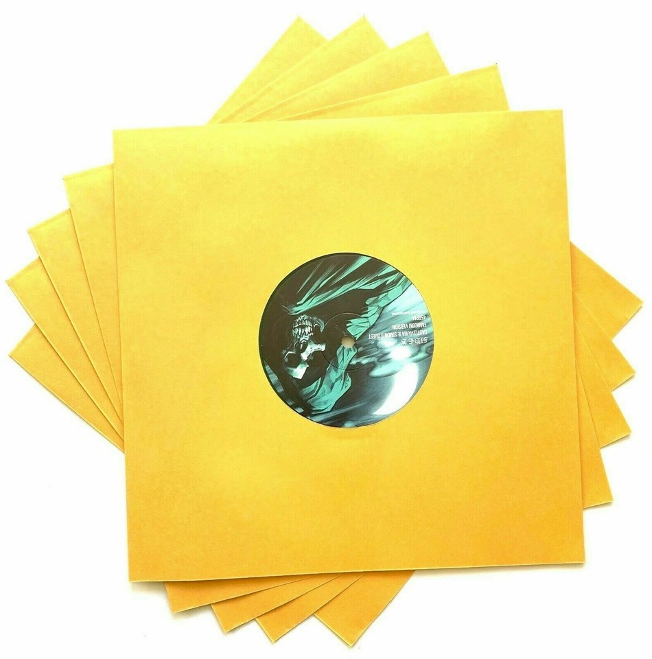 100-pack 78rpm 10-inch Victrola Record Sleeves Golden Brown Paper ...