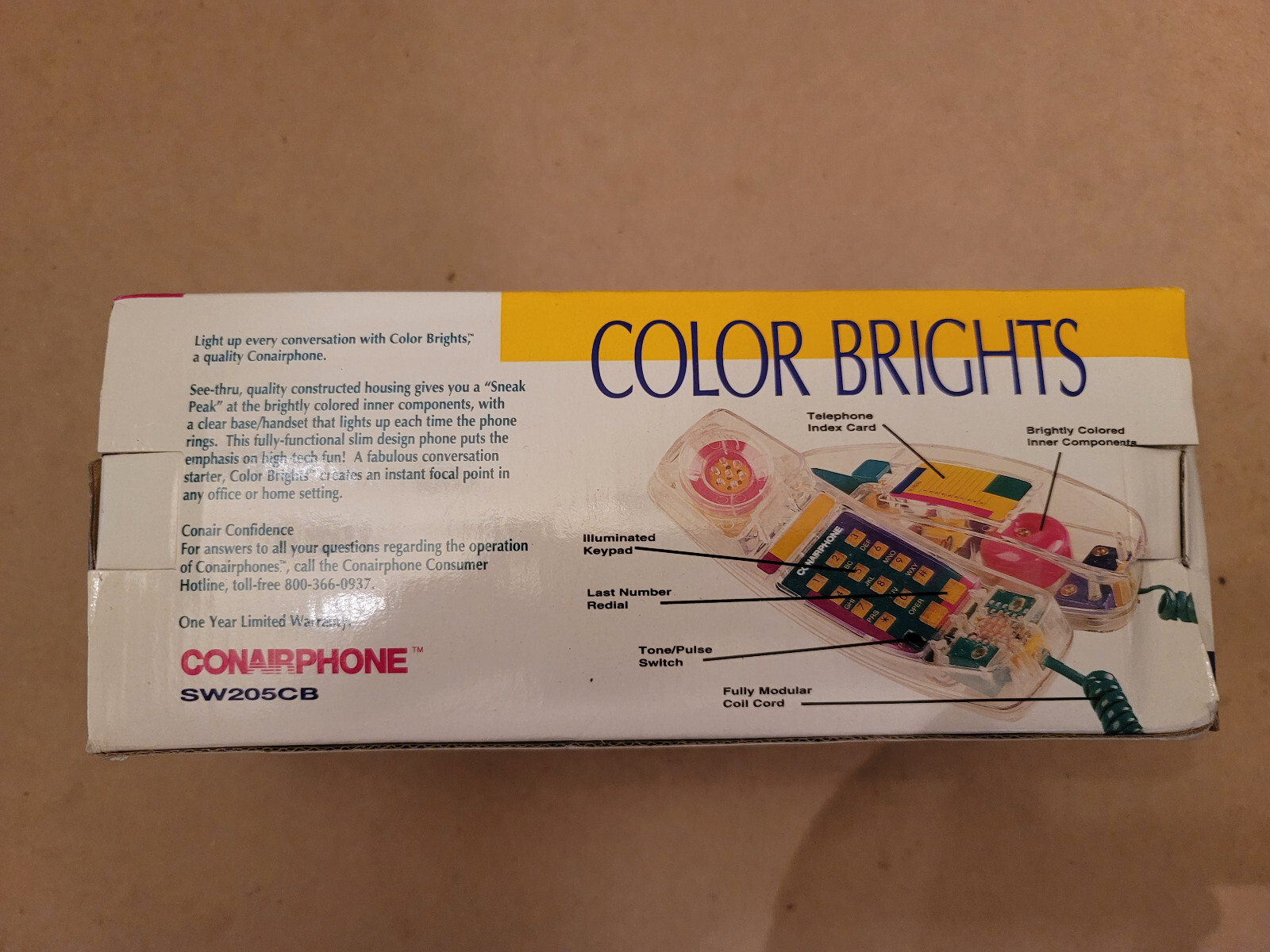 Conair SW205 Telephone Trimline Telephone - Clear for sale online | eBay