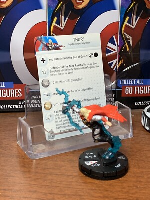 Marvel Heroclix Thor 019 Chase figure with card Thor: The Dark World ...