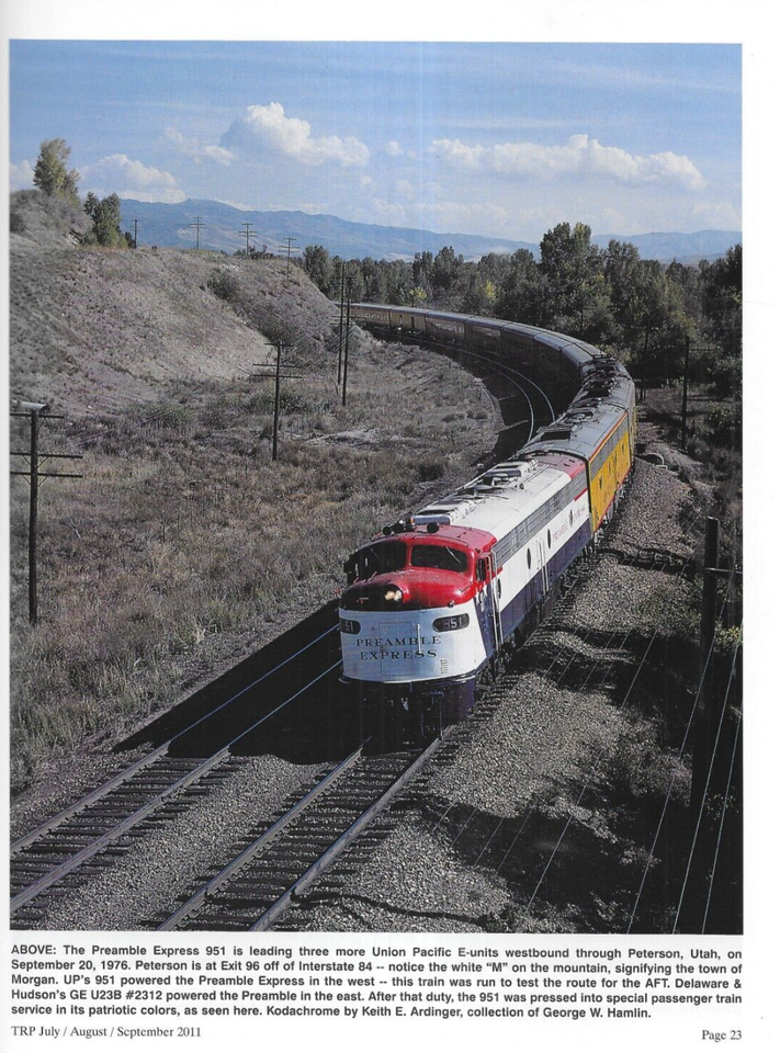 Railroad Press Train Magazine 35th Anniversary America's Bicentennial ...