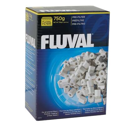 FLUVAL PRE - FILTER MEDIA for EXTERNAL FILTERS AQUARIUM WATER 750 GM ...