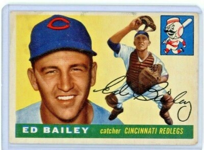 1955 Topps Ed Bailey #69 - Cincinnati Reds Catcher | eBay