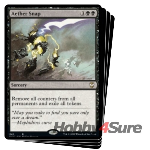 Aether Snap X4 M/NM Magic: The Gathering MTG Streets Of New Capenna ...