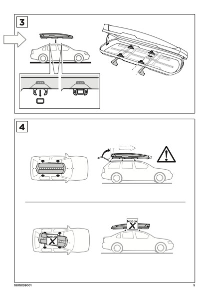 Thule Flow White Low Profile Locking Cargo Case in Great Condition! | eBay