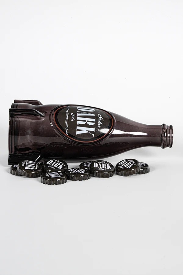 Fallout Nuka Cola Dark Glass Rocket Bottle & 10 Cap NEW w/ FREE US ...