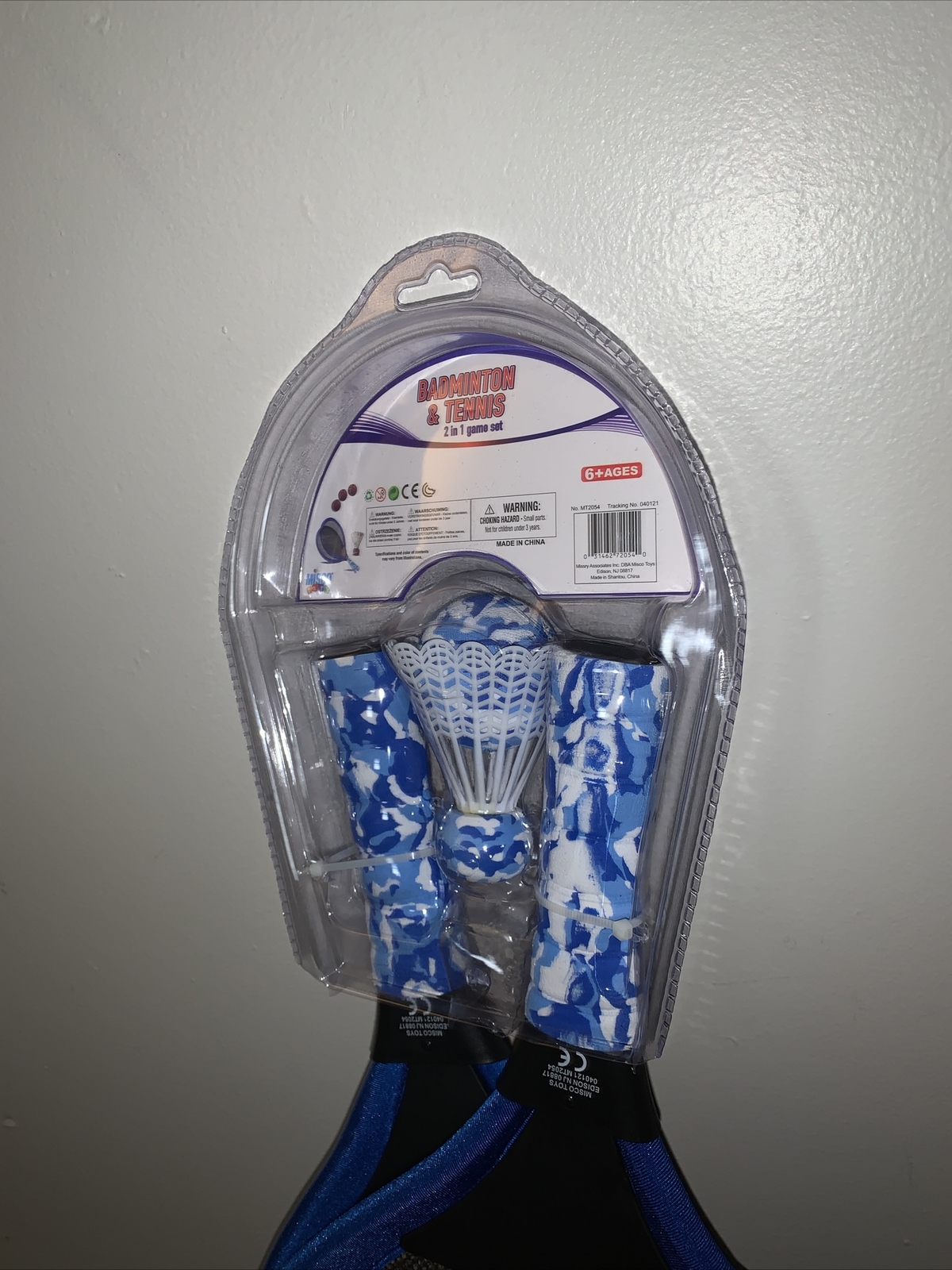 Misco Toys Jumbo Badminton & Tennis Racquet Set Beach Pool Park Outdoor ...