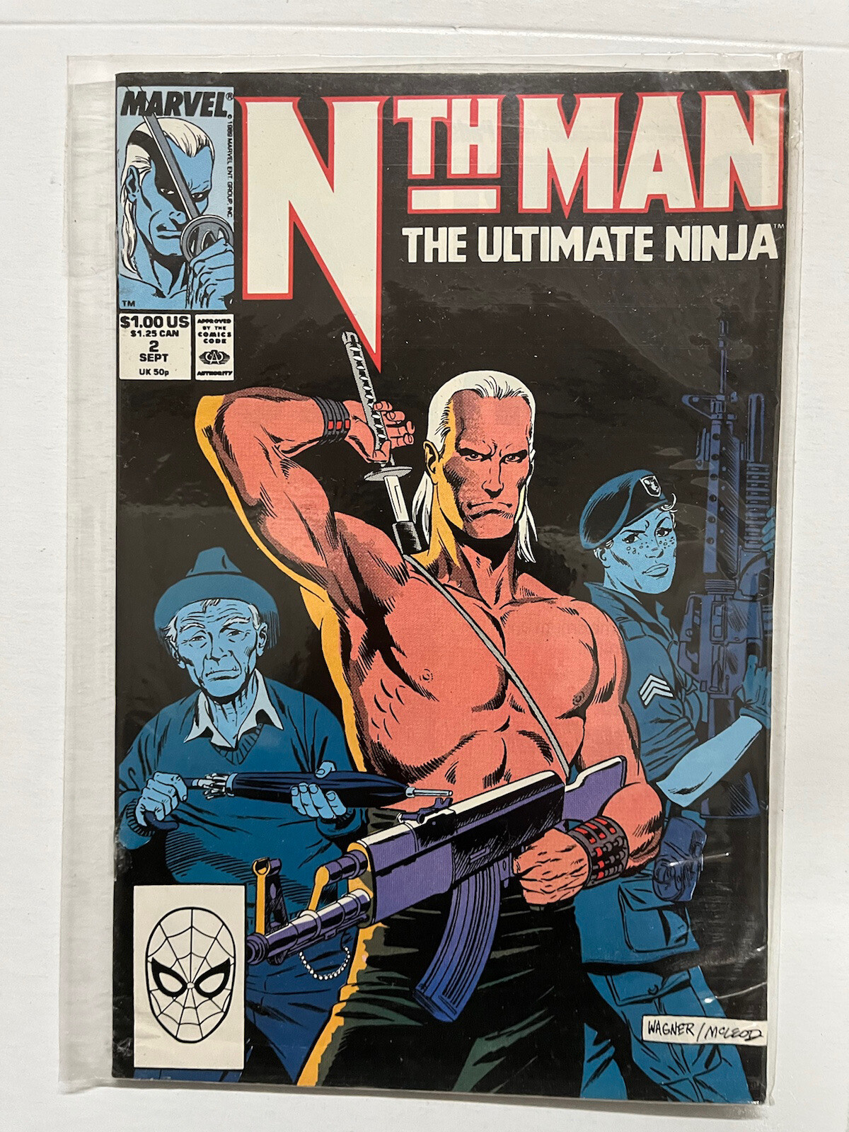Nth Man The Ultimate Ninja Vol 1 #2 September 1989 Marvel Comics VTG ...