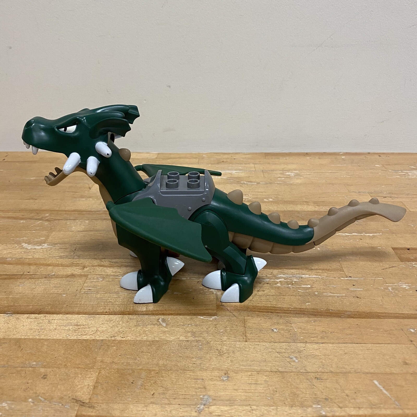 Lego Duplo Dragon Animal Large Green Tan Rare Collectible Excellent ...