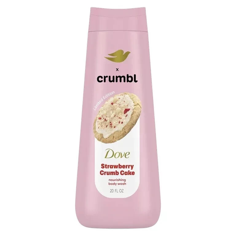 NEW Dove X Crumbl Set (4) Strawberry Crumb Cake Limited edition Box ...