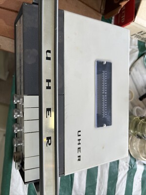 UHER 4000 REPORT-5 REEL TO REEL TAPE RECORDER/untested/leather caring ...