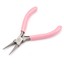 Multi-Purpose Carbon Steel Jewelry Pliers Pink Handle Strong Beading ...