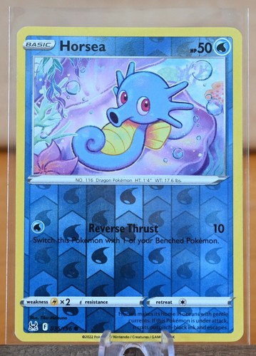 Pokémon TCG: Horsea 035/196 Reverse Holo - Lost Origin - NM | eBay UK