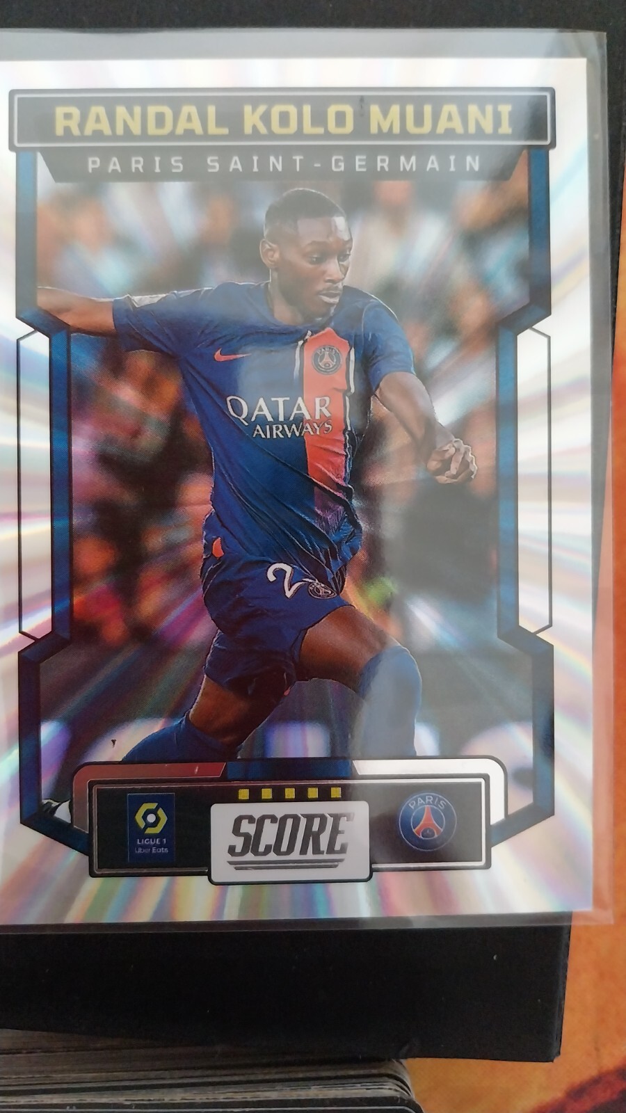 Randal Kolo Muani 2023 Score Ligue 1 #131 Green Laser /5 Price Guide ...