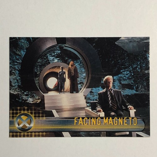 Topps 2000 X-Men The Movie Marvel #33 Facing Magneto Trading Card | eBay