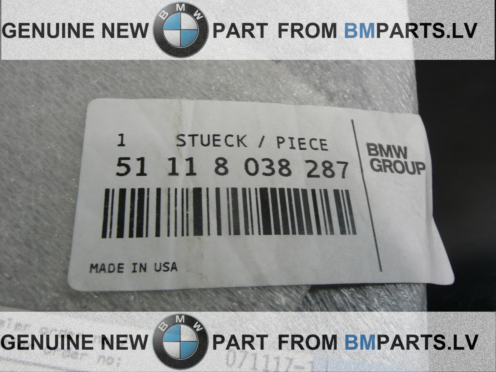 NEW GENUINE BMW X5 E70 M SPORT FRONT BUMPER LOWER GRILL LEFT ...