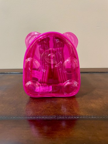NWT Bath Body Works GUMMY BEAR Jelly Candy Hot Pink Clear MINI Backpack ...
