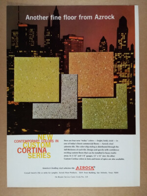1970 Azrock Cortina Series Asbestos Tile vintage print Ad | eBay