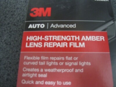NEW 3M HIGH STRENGTH AMBER LENS REPAIR FILM 03342 | eBay