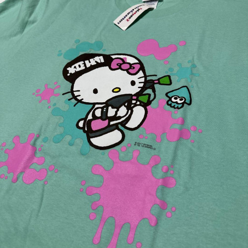 Discontinued 17SS XL Splatoon 2 Sanrio Collaboration T-shirt Hello ...