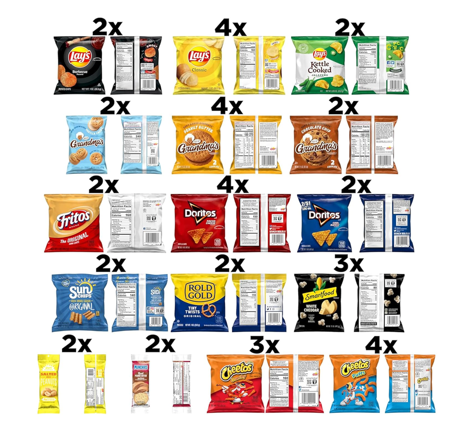 Frito Lay Ultimate Classic Snacks , Variety Assortment of Chips ...