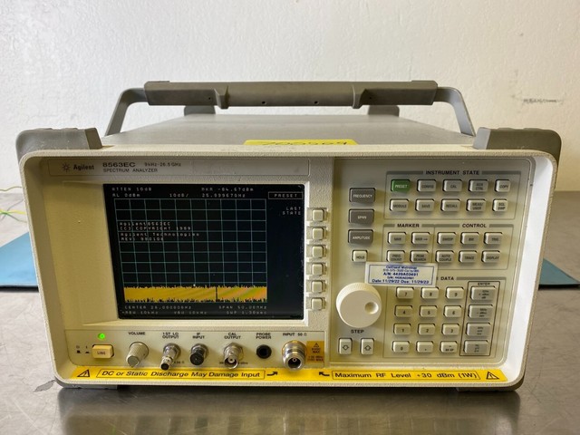 Agilent 8563EC Spectrum Analyzer 9 kHz - 26.5 GHz for sale online | eBay