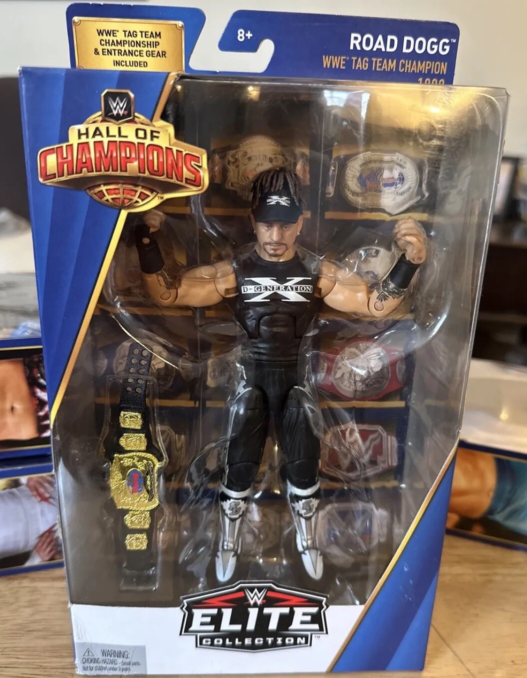 Mattel WWE Elite ROAD DOGG figure Hall of Champions New Age Outlaws DX ...