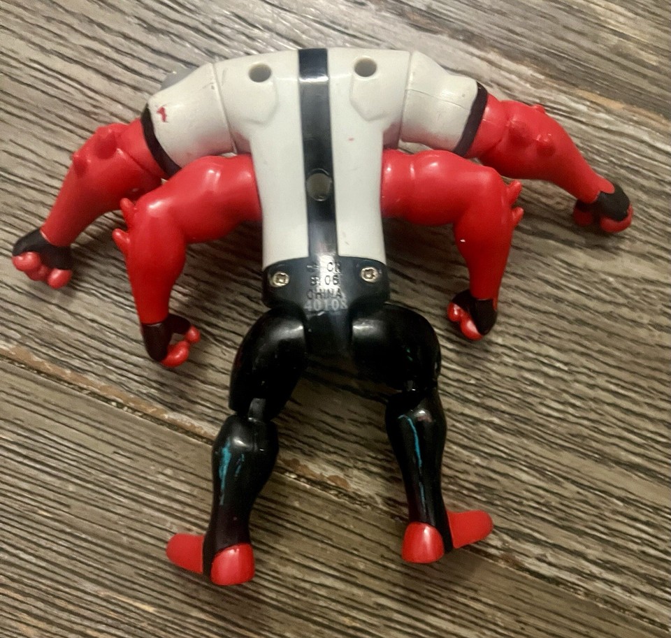 Ben 10 FOUR ARMS Figure 4" Bandai 2006 Cartoon Network Action Figure ...