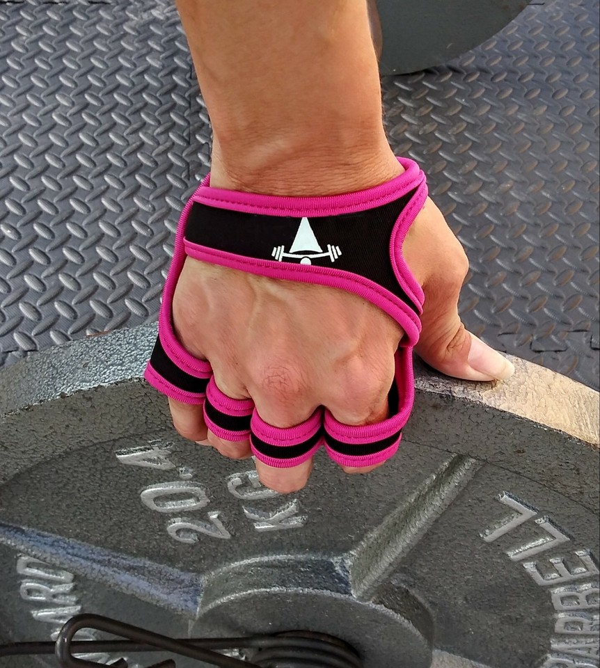 LTrevFit Hand Grip Weight Lifting Pads Workout Gloves Gym Fitness Pro ...