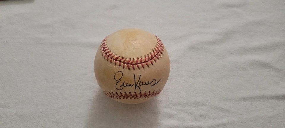 Eric Karros Signed Autographed Rawlings Baseball Los Angeles Dodgers LA ...