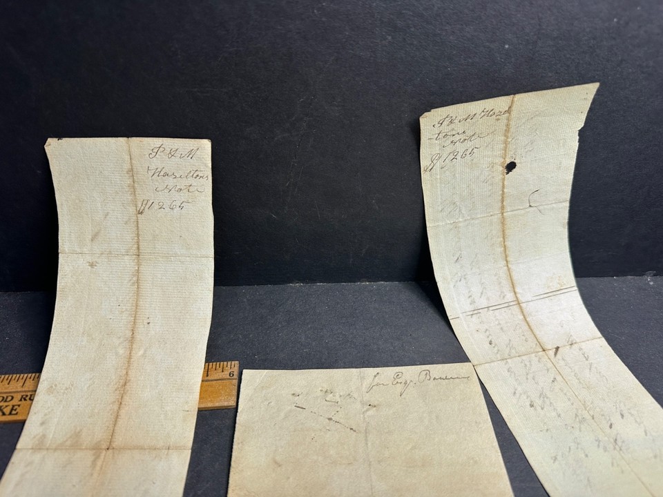 1820-27 Note Documents, New Chester (Hill) NH, Pierson & Marston ...