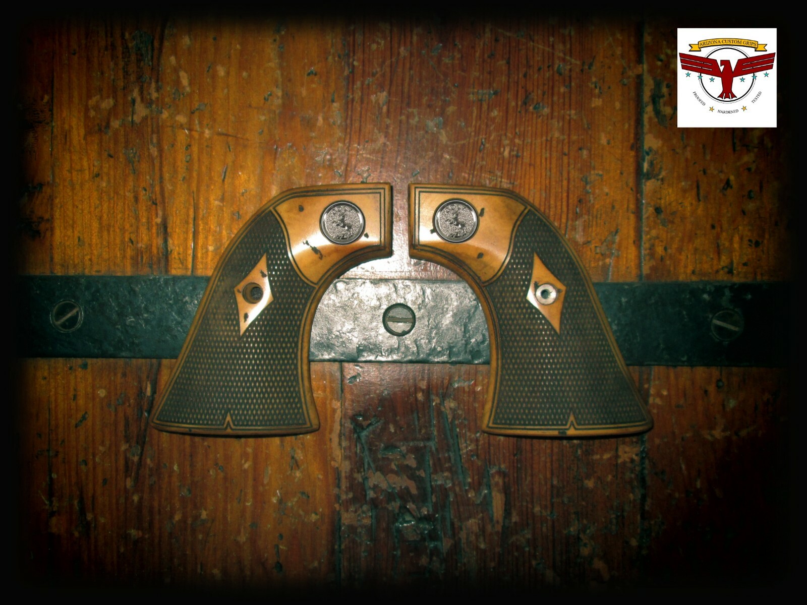 UBERTI SAA AGED DISTRESSED IVORY CLASSIC GRIPS ~ Cattleman, Evil Roy ...