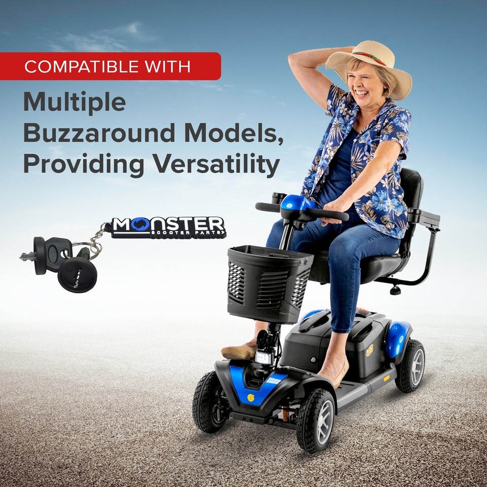 Keys for Golden Buzzaround EX, LT, & Later XL, XL HD Model Scooters MBE ...