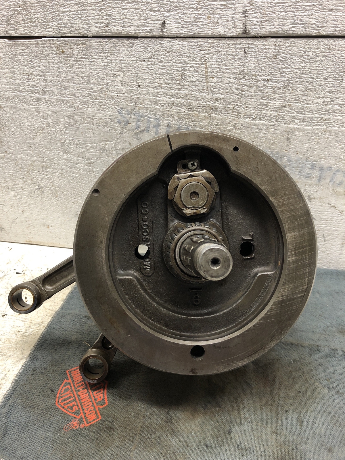 Harley Shovelhead Flywheels Crankshaft OEM XA Connecting Rods 74" | eBay