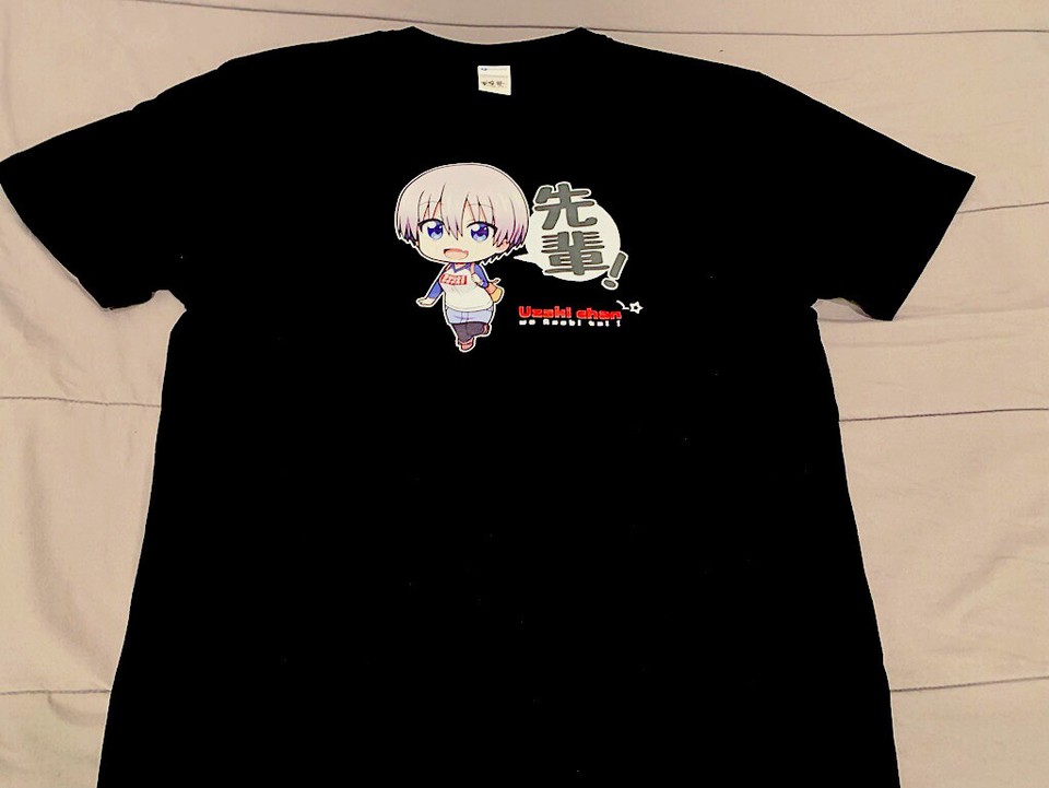 Uzaki-chan wa Asobitai T-Shirt XL Sugoi Dekai Anime Hana Uzaki Rom Com ...