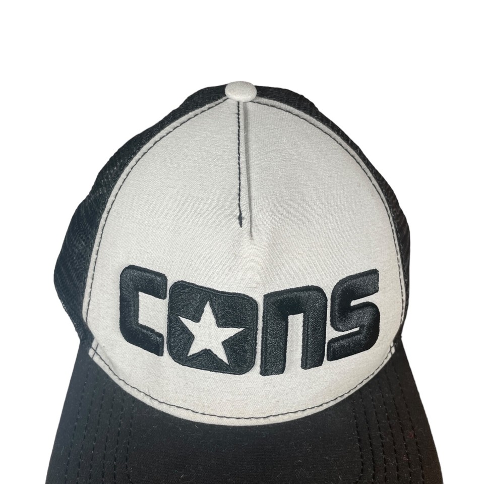 Converse All Star Trucker Cap With Straight Visor Adjustable Two-Tone ...