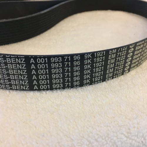 NOS Genuine Mercedes-Benz A0019937196 Serpentine Belt 9k1921 Em7122 for ...