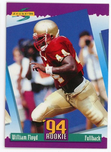 1994 Score Football Card #289 William Floyd RC | eBay UK