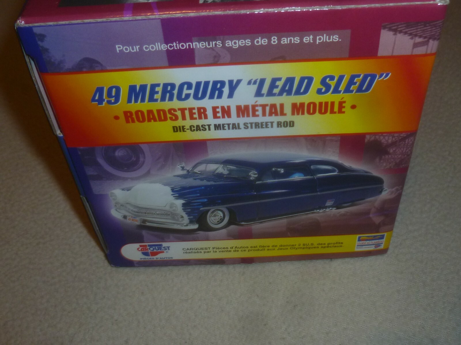NEW IN BOX CARQUEST FIRST GEAR 49 MERCURY LEAD SLED DIECAST CAR MODEL 1 ...