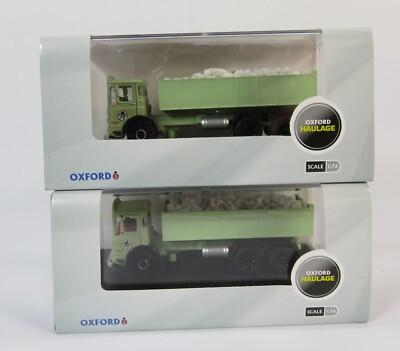 OO Gauge 2x Oxford Diecast 76TIP002 AEC Redland Lorries With Loads ...