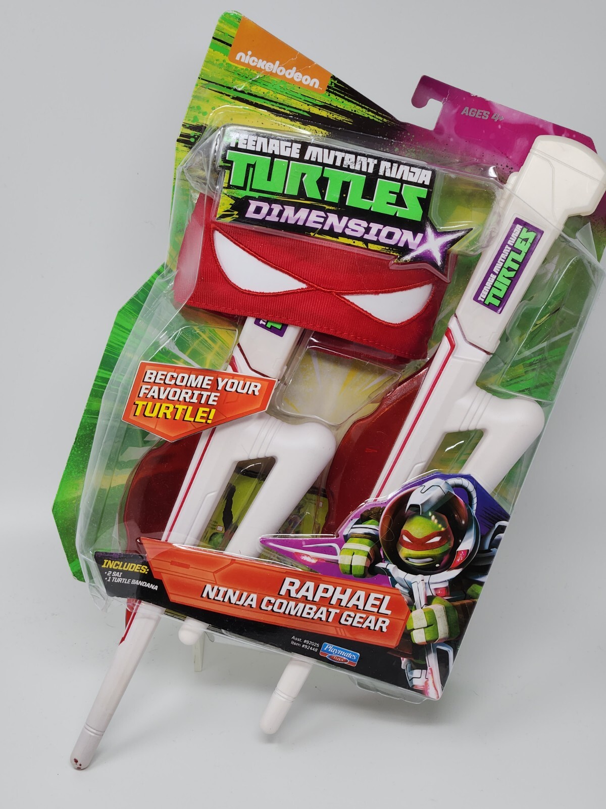 Teenage Mutant Ninja Turtles Dimension Raphael Ninja Combat Gear 2 Sai ...