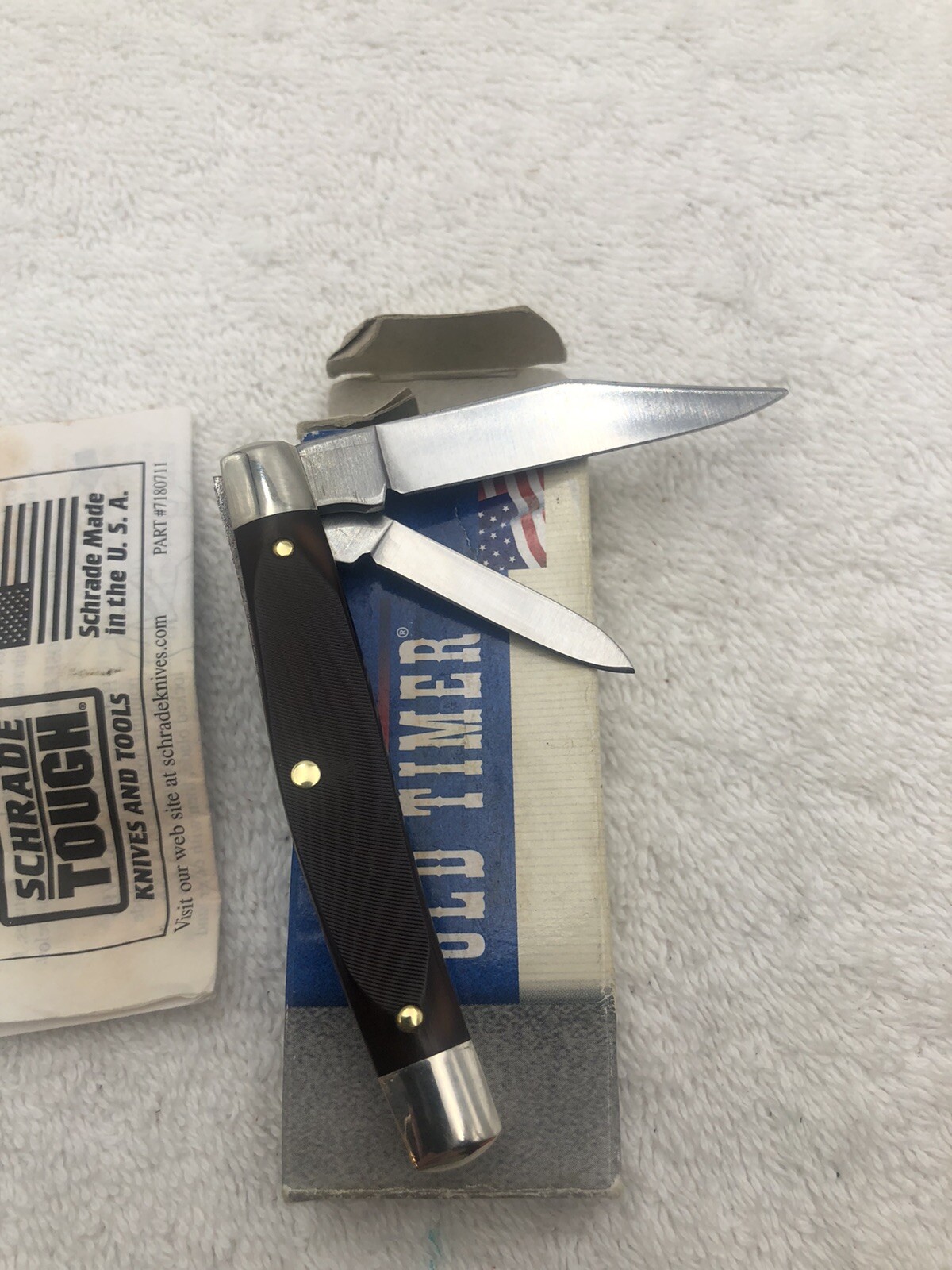 Vintage USA Schrade / Old Timer 330T Middleman Jack 2 Blade Knife NIB ...