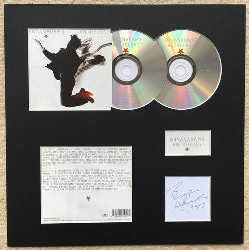 BRYAN ADAMS - Signed Autographed - ANTHOLOGY - Album Display | eBay