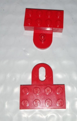 Lego Coupling Hitch Set Male Female RED Build Train Semi Truck RV ...